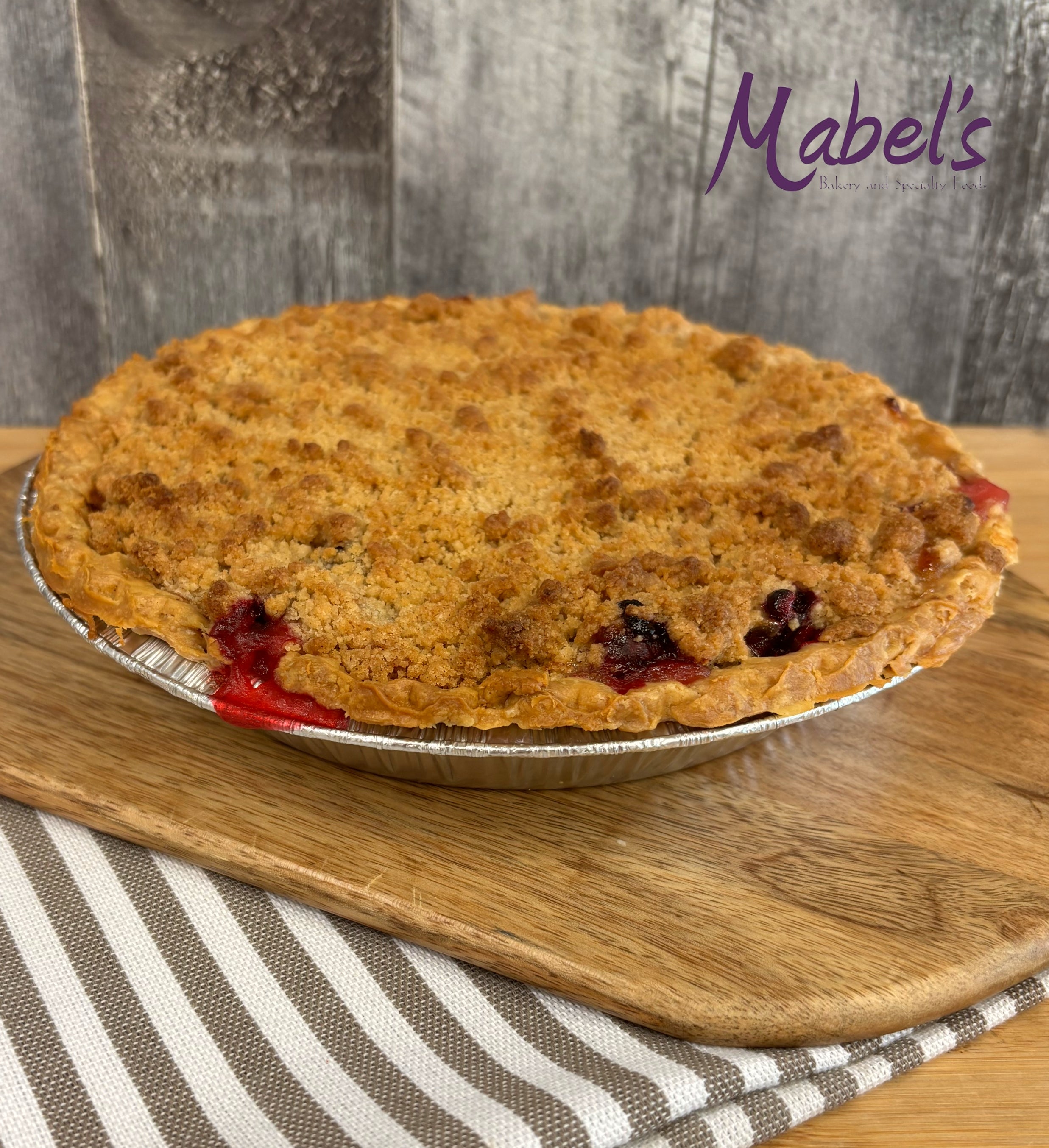 Dutch Apple Cranberry Pie – Mabel's Bakery